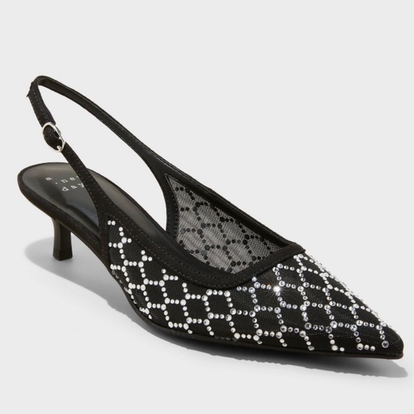 a new day | Shoes | Target A New Day Black Embellished Crystal Shoes ...